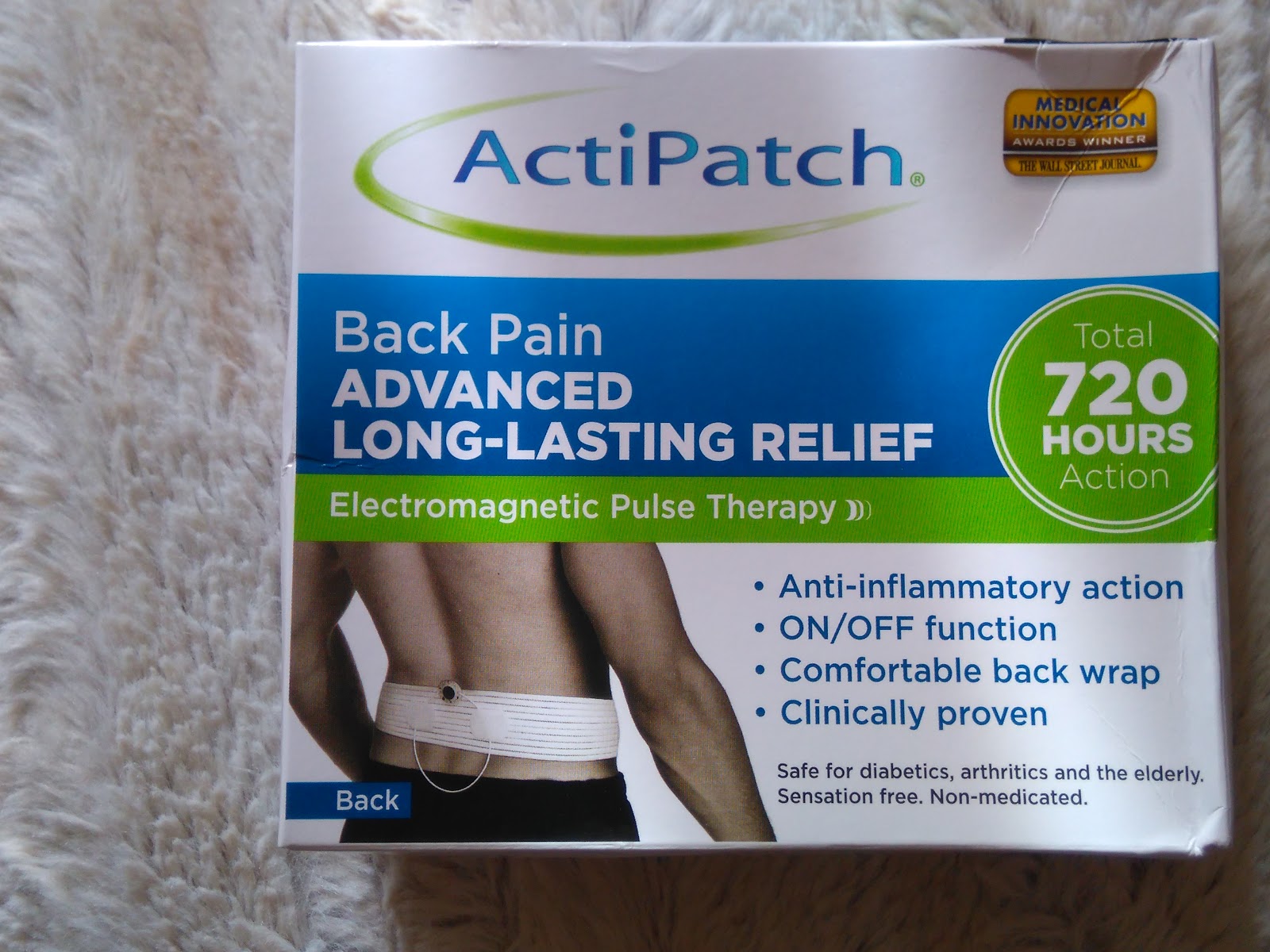 Sassys World: Actipatch 720 Hour Back Pain Relief