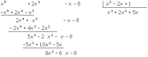 DIVISION POLINOMIAL¡¡ | MATEMATICA 2013