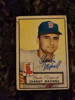 Autograph Through The Mail Athletes: Charlie Maxwell