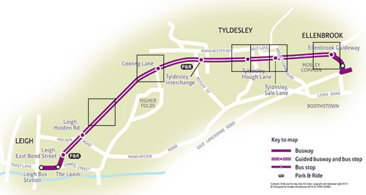 Leigh Guided Busway Map | Gadgets 2018