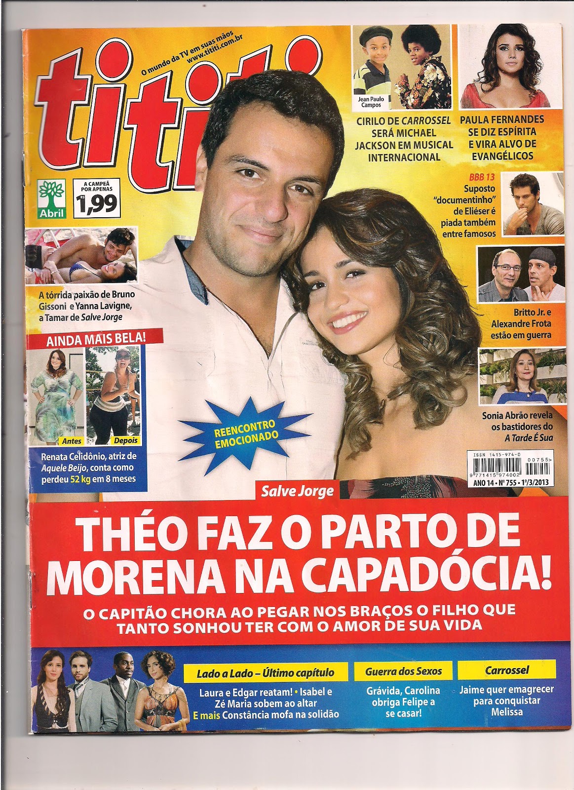 Tv da Tefy: Fofocas da revista atual da Tititi