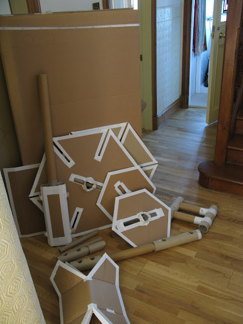 Cardboat Designs: How to build a cardboard paddlewheel