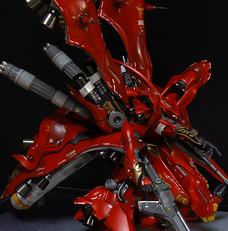 GUNDAM GUY: Mersa Works Nightingale - Painted Build