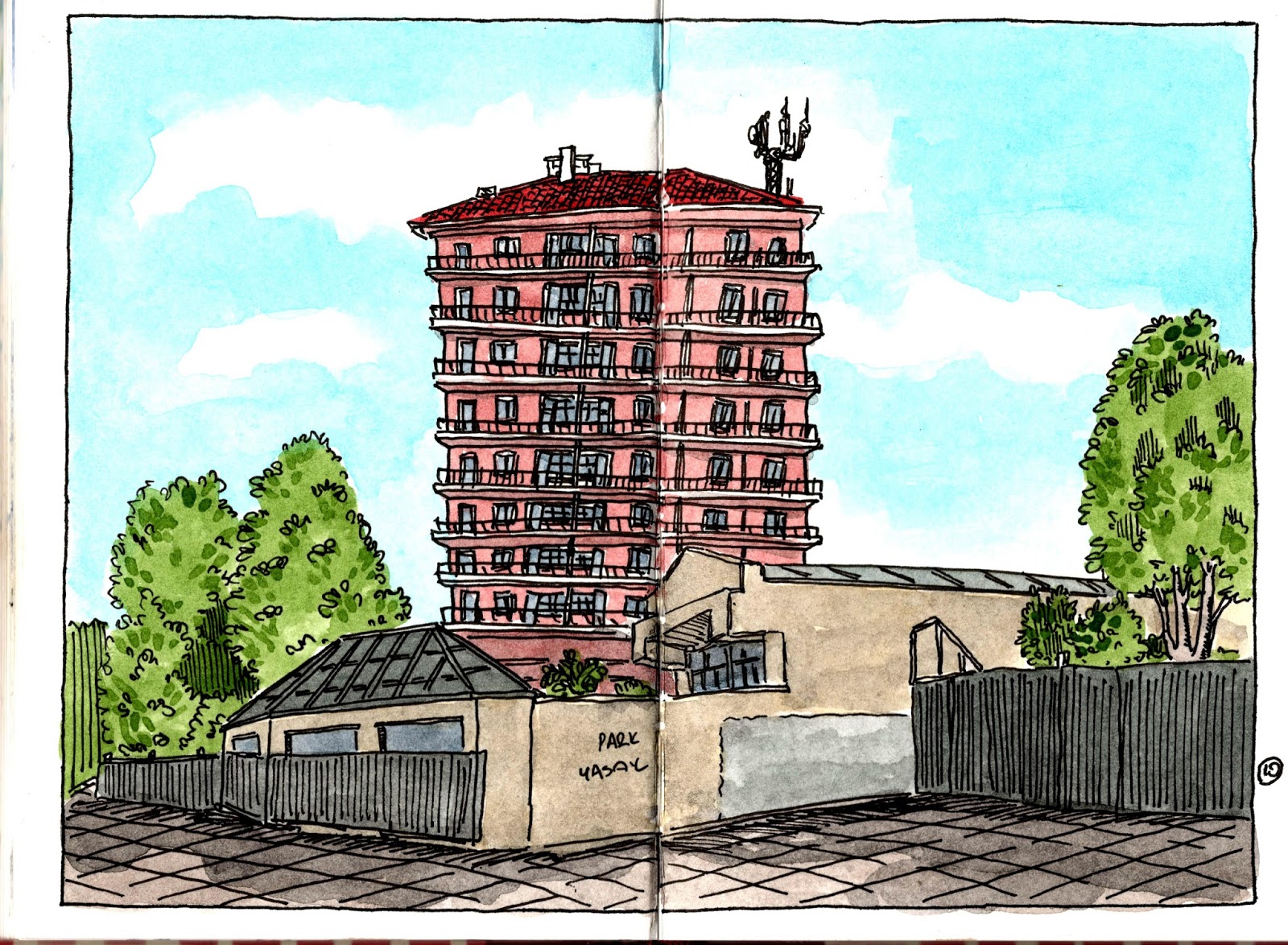 Yerinde Çizer: Çizmeden Geçemediğim Bina (That Lonely Building)