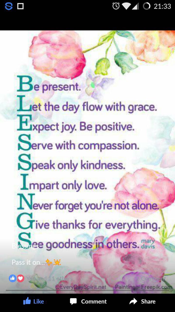 Inspirational Messages: Blessings