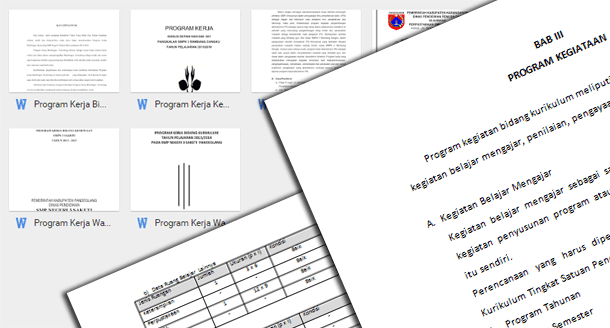 contoh program kerja kurikulum smp - efirahelper