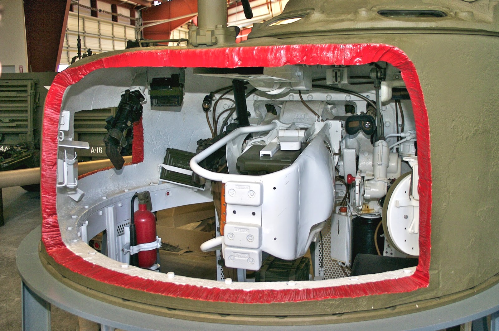 Sherman Tank Cutaway View