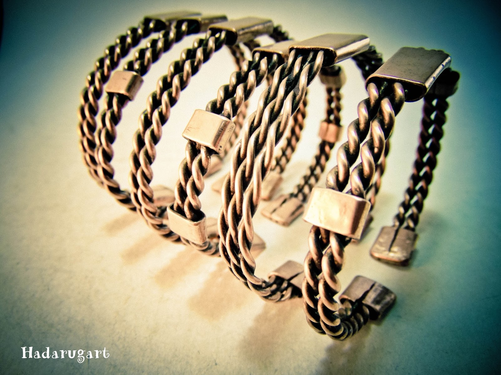 Bratari handmade din cupru