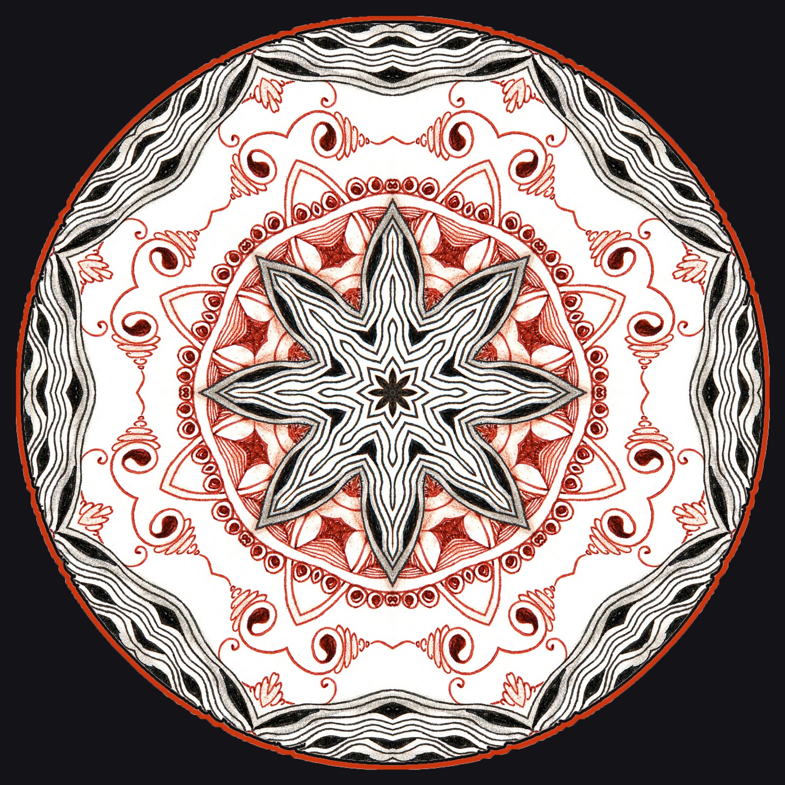 The Quilting Tangler: Zentangle Puzzle 1