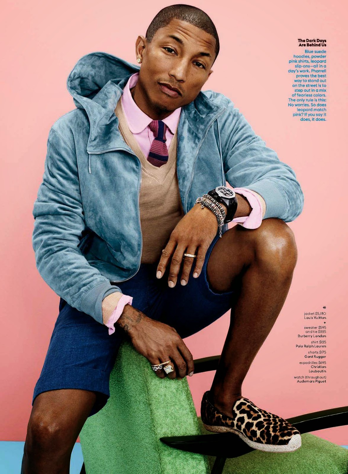 The Creative Concept.: Pharrell Covers the April 2014 Issue of GQ.