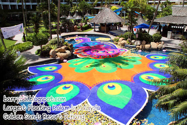 Largest Floating Kolam in Malaysia by Golden Sands Resort Penang