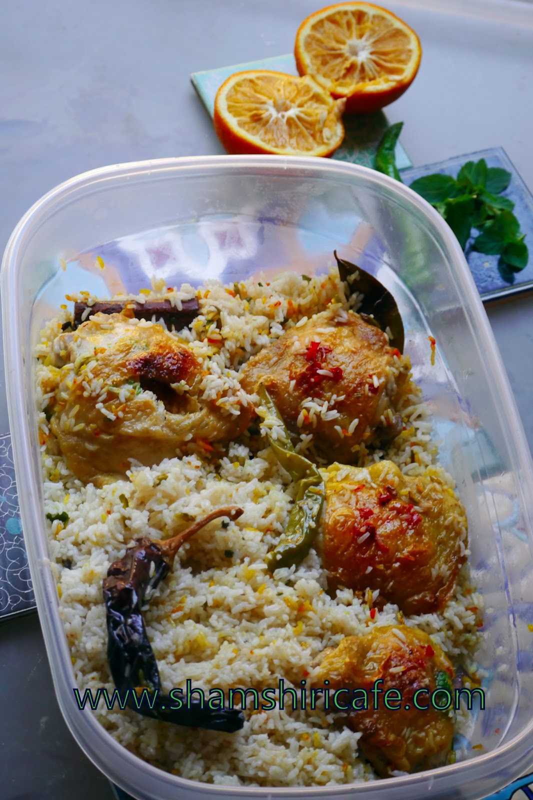 Yemeni Mandi chicken