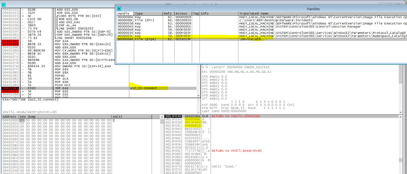 Reversing File-less attack - Meterpreter through Powershell