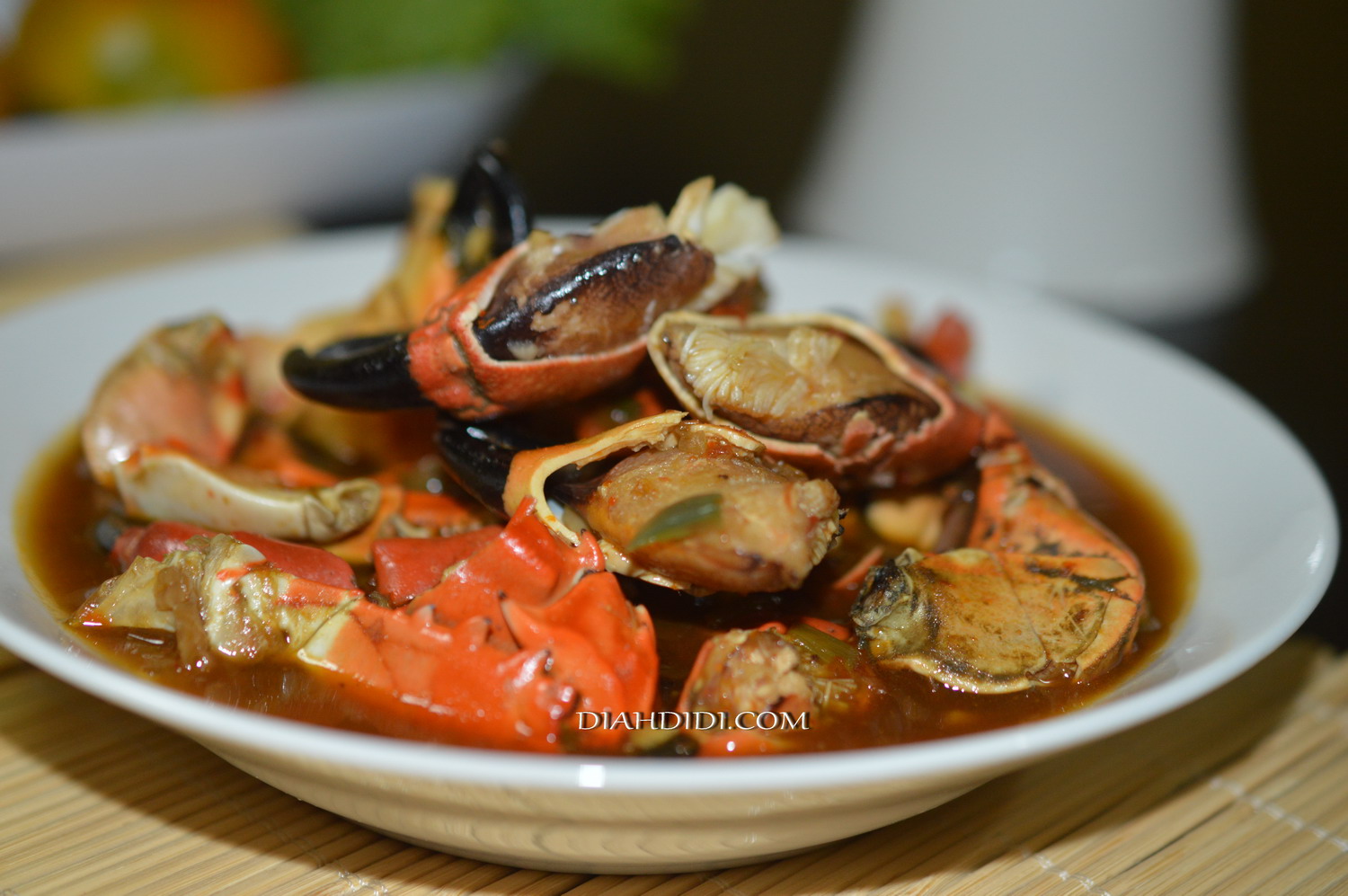 Diah Didi's Kitchen: Kepiting Saus Tiram Pedas