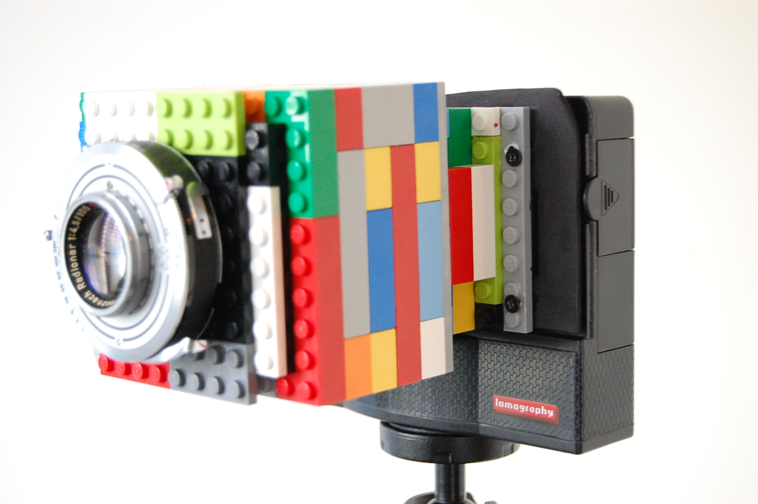 CameraMods: Lego Instax Mini camera with a Diana F+ instant film back