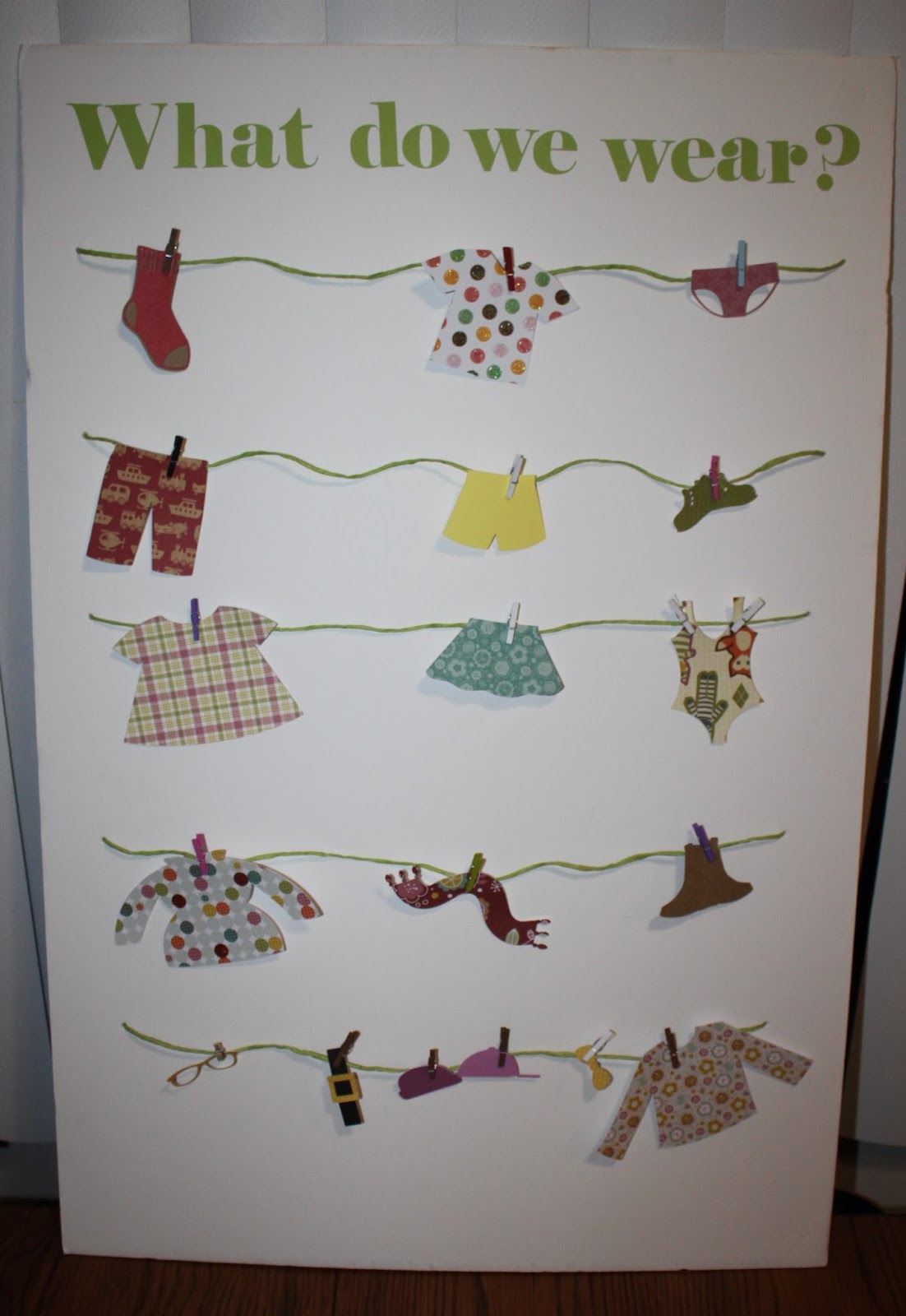 SNIPS BY KELLY: EARLY CHILDHOOD/PRESCHOOL LANGUAGE LESSON: CLOTHING ...
