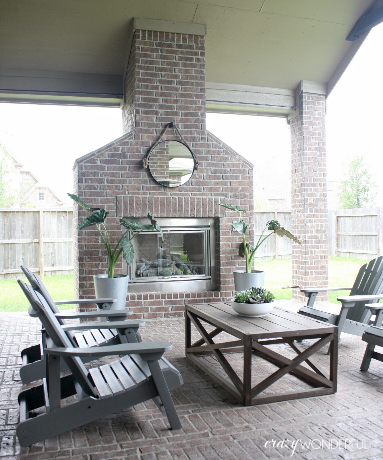 back patio re-do - Crazy Wonderful