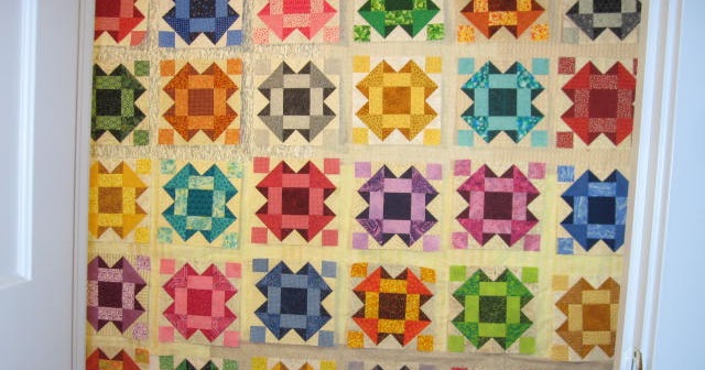 Julie's Quilts and Costumes: Sashing for Rainbow Blocks