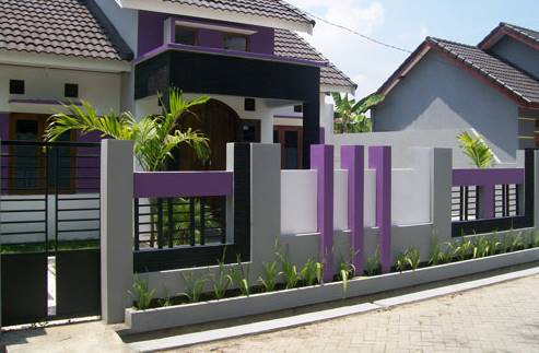 10 Contoh Model Pagar Rumah Minimalis Modern Terbaru - Desain Rumah ...