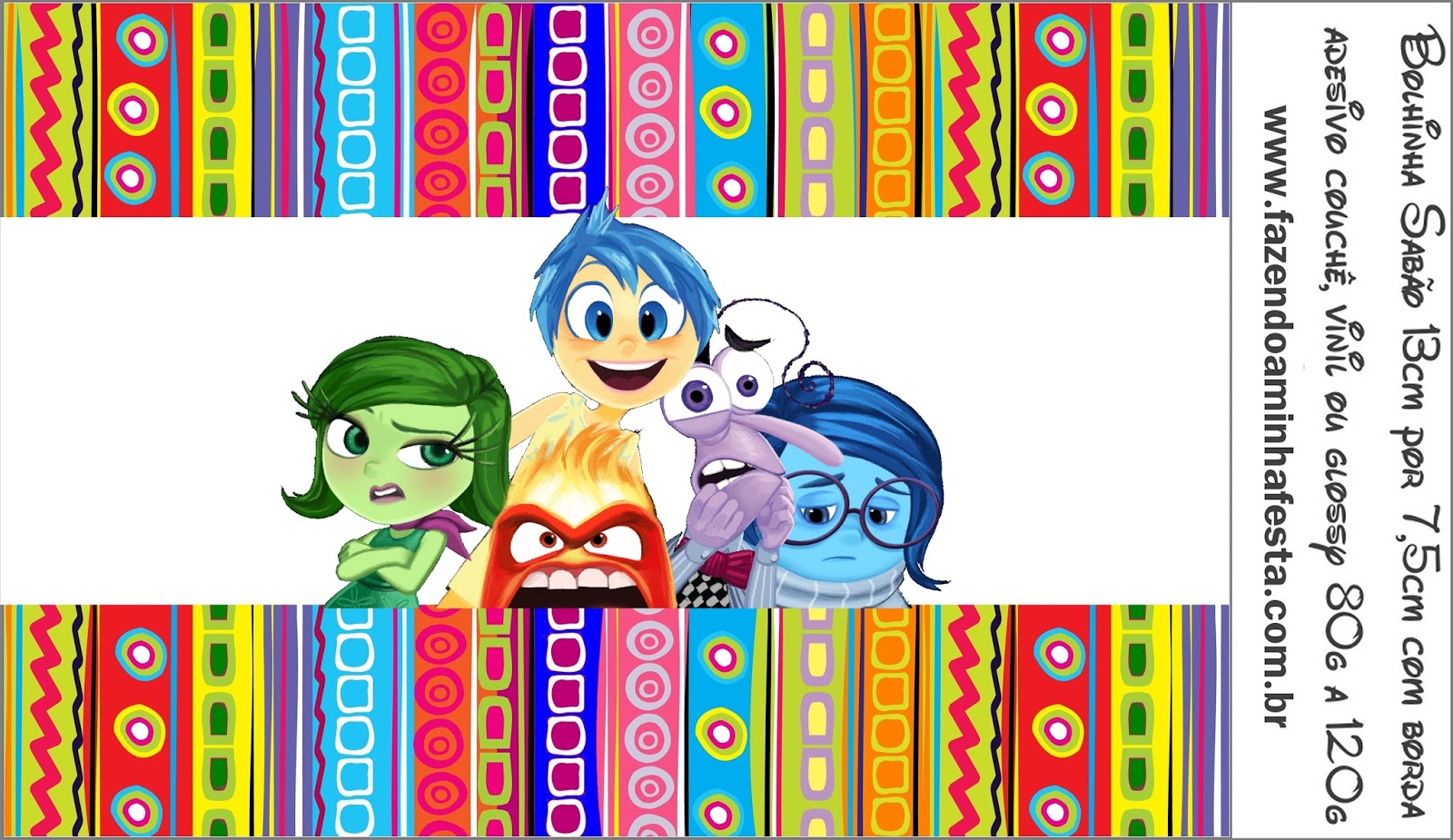 Birthday of Inside Out: Free Printable Candy Bar Labels. - Oh My Fiesta ...