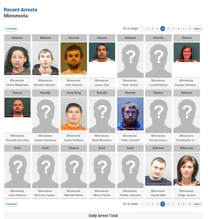 Minnesota, MN Arrest Mugshot Profiles: Minnesota Mystery Crime Blog