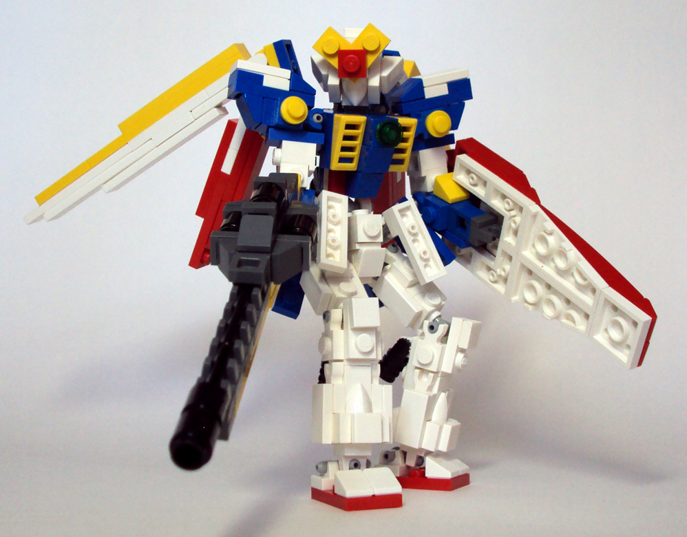 LEGO Microscale Wing Gundam Series builds