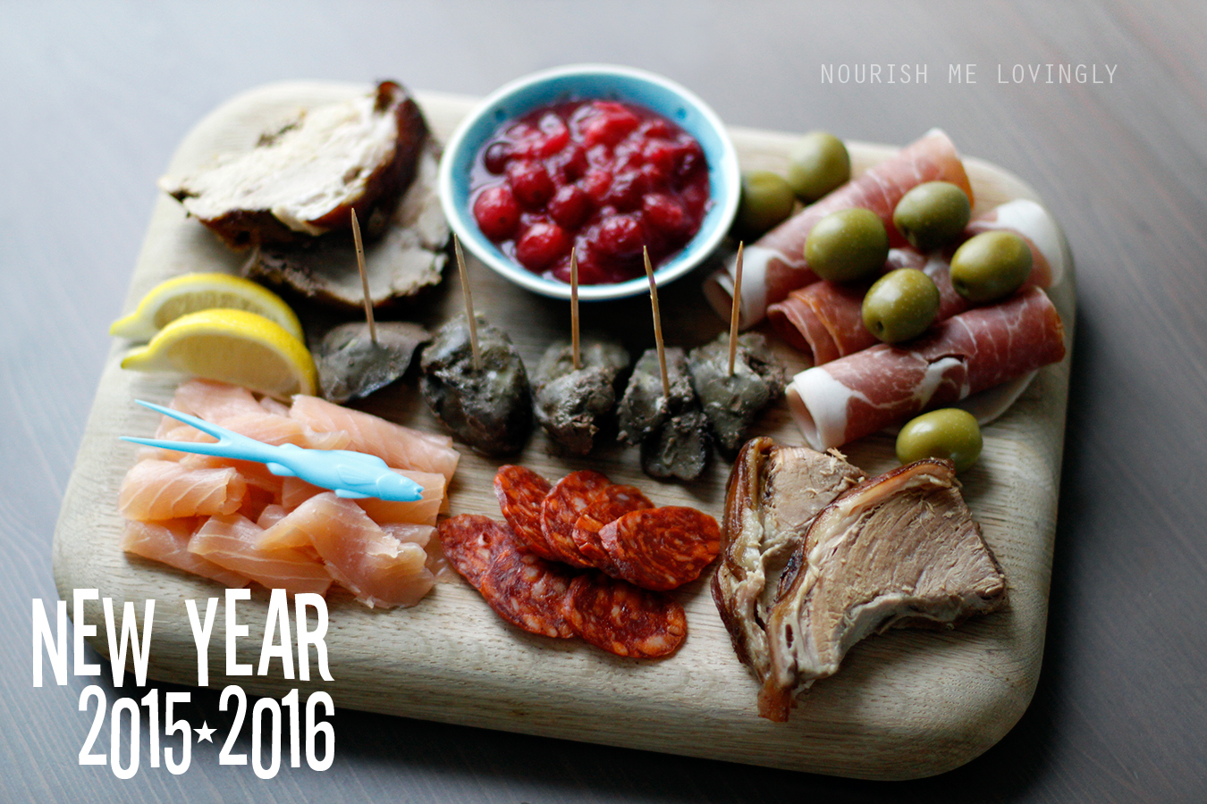 Nourish me lovingly: New Year's Eve cold meat board (GAPS, PALEO)
