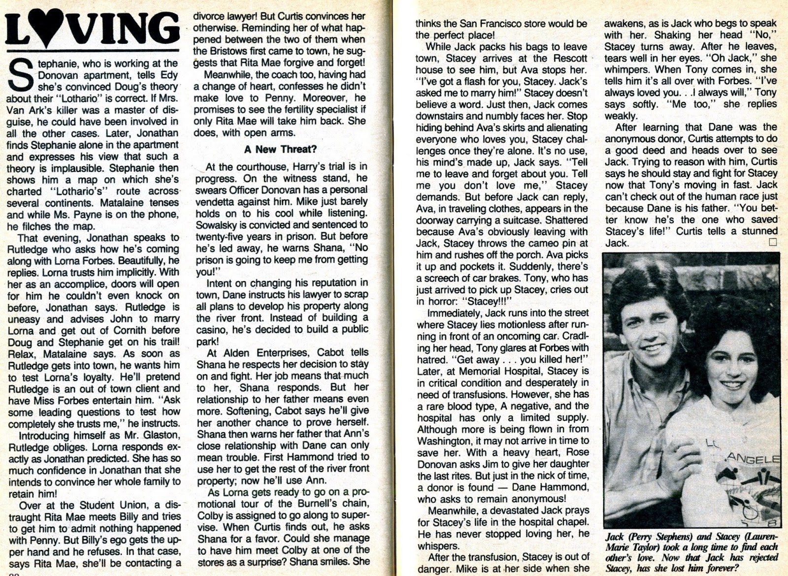 Loving Recap-November 20, 1984 (SOD)