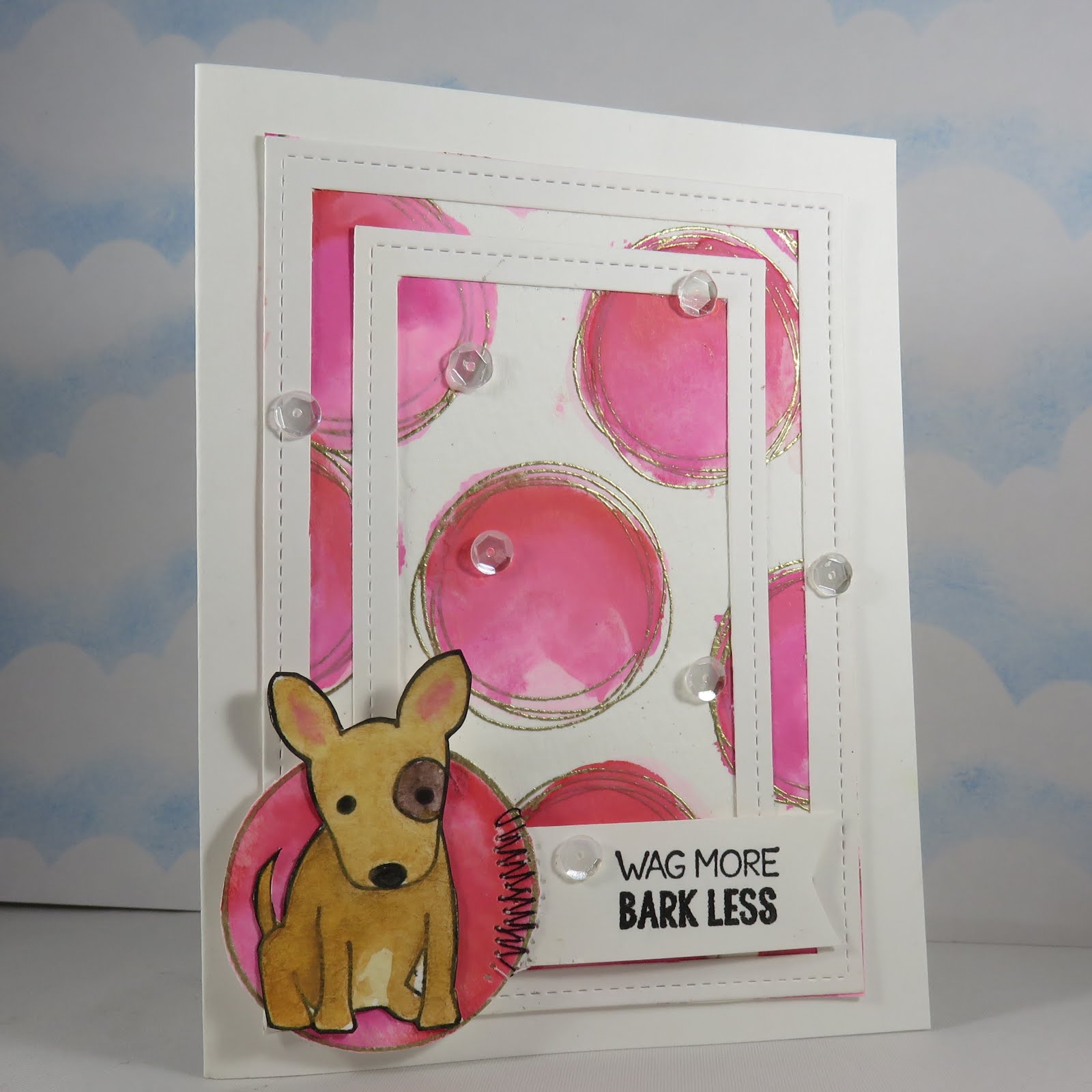 Super Stick Chick: Bark Less Card