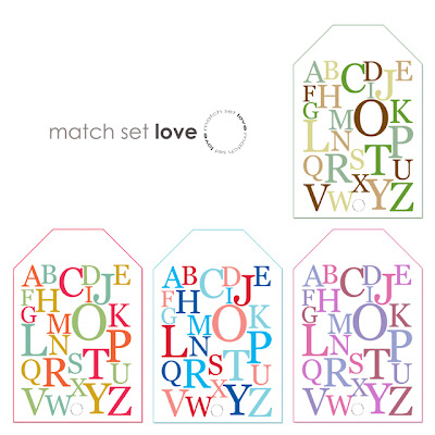 Match Set Love: Feature: NEW Alphabet TAGS