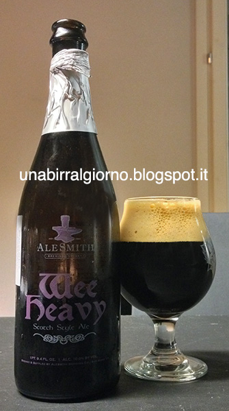 UNA BIRRA AL GIORNO: AleSmith Wee Heavy Scotch Ale