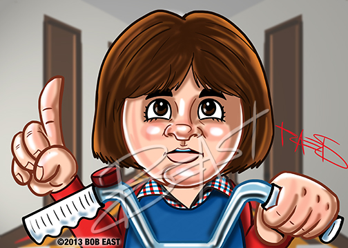 Art of Beast: Caricature Day 121 Horror Stars. Danny Lloyd