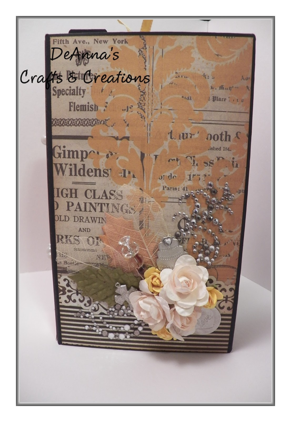 DeAnna's Crafts and Creations: Yellow Wedding Mini Album