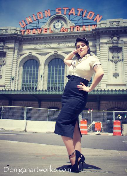 The Psycho Dame behind Poofhawk Clothing: Pin Up Art/Rockabilly ...