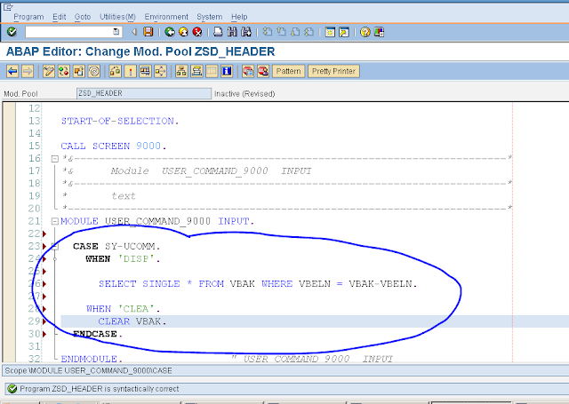 SAP TECH: Module pool programming using SE38