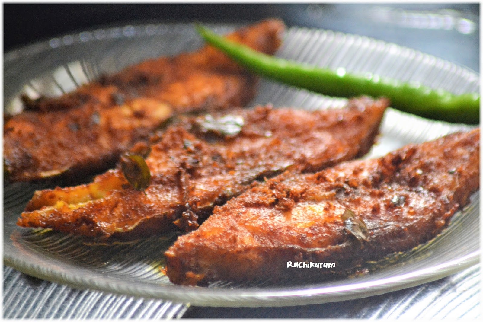Ruchikaram: Avoli Fry/ Pomfret Fry / Fish Fry