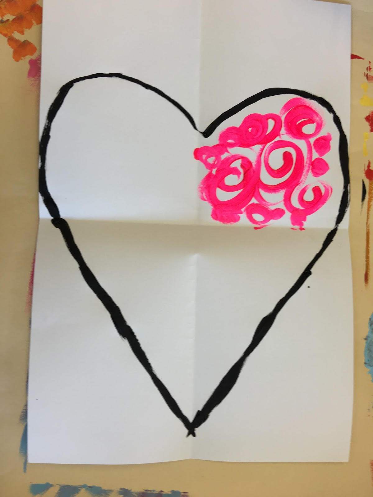 Art Room Blog: 4th Grade 4 Part Heart...