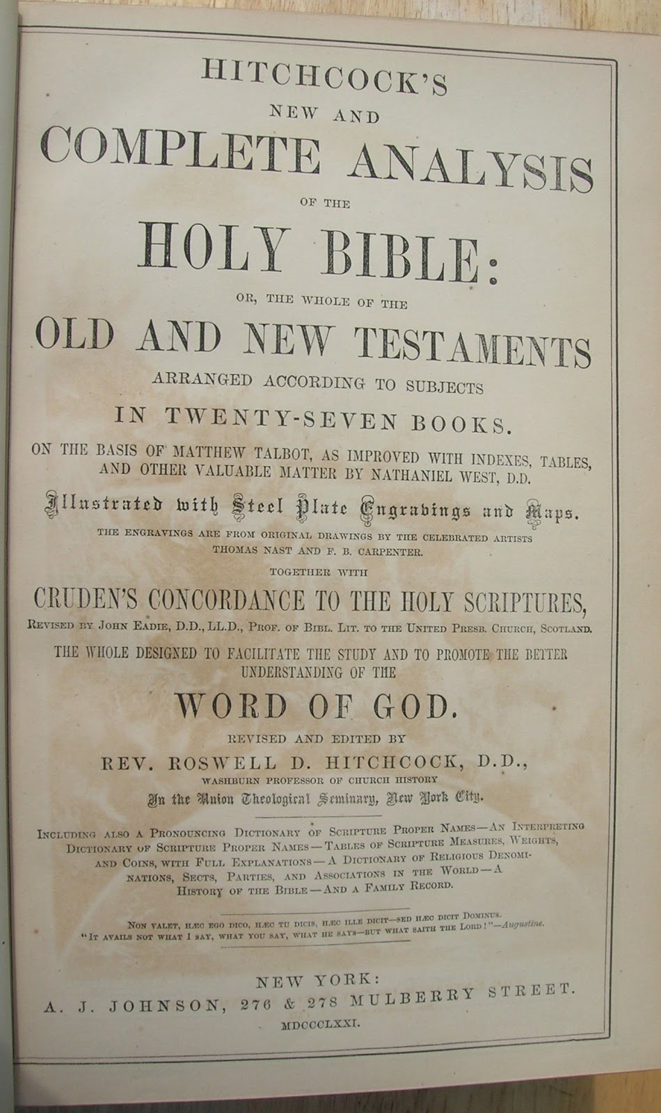 Heirlooms Reunited: Family Bible of Edith Agnes (Spicer) Hudson of New ...