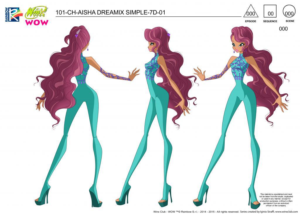 Model Sheets von World of Winx und Staffel 5 | GermanSirenix