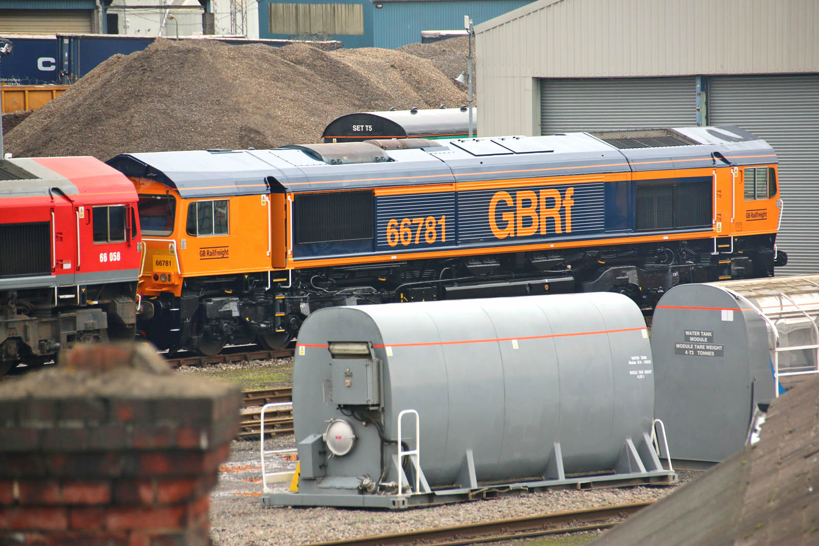 47s and other Classic Power at Southampton: 66781 at Eastleigh Works ...