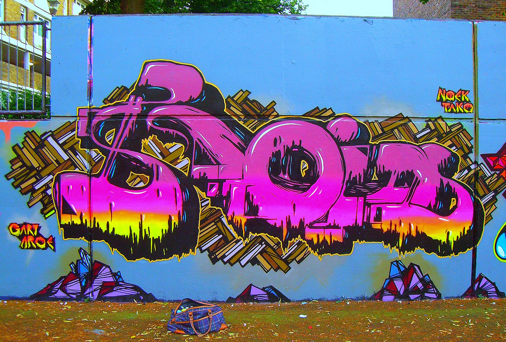 Street Art By ArtFlyMovie: ROID - (MSK) Street Art of innovation: high ...