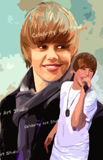 PICTURE: Justin Bieber Cartoon Celebrity