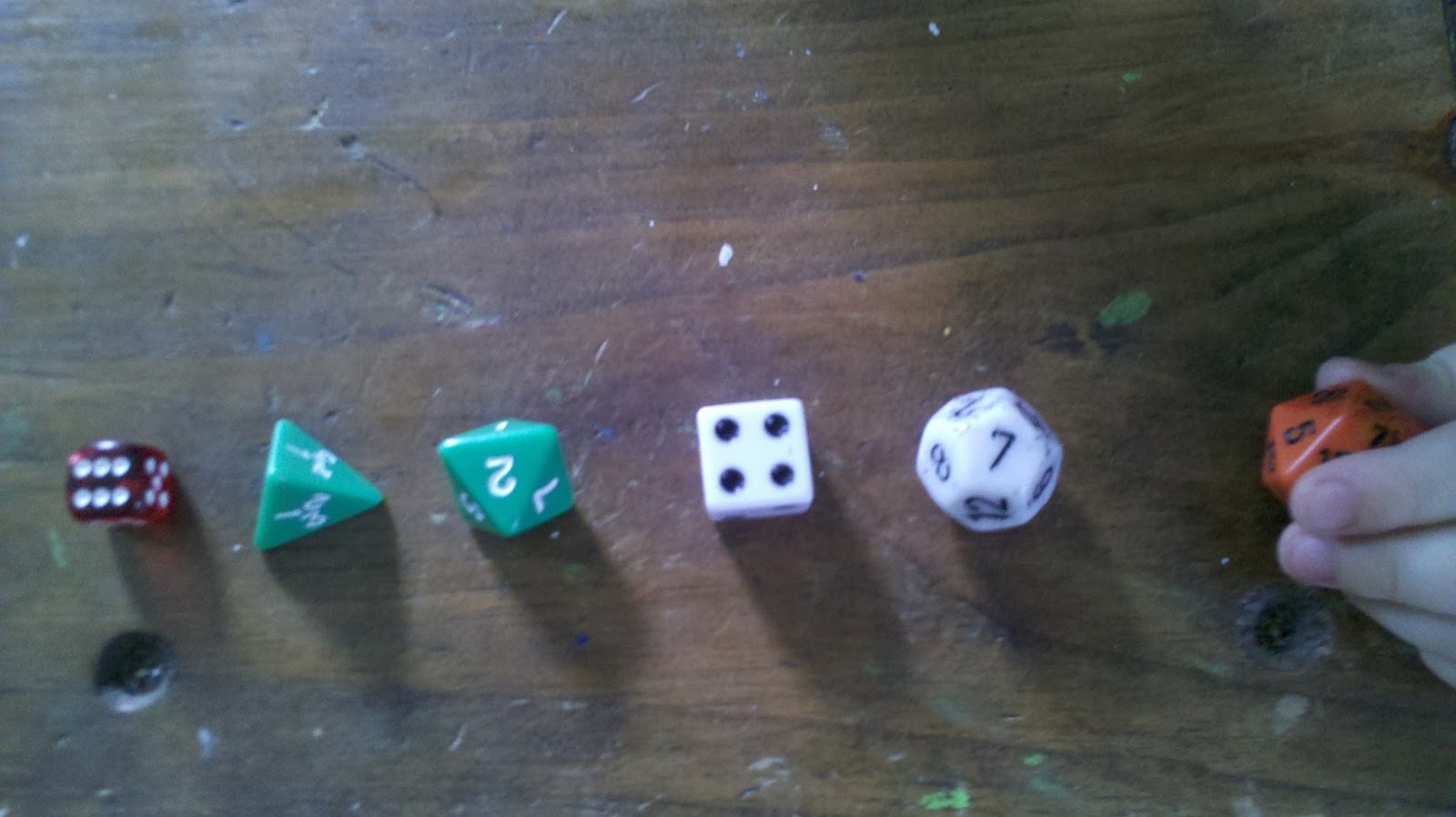 Munchkin and Bean: Learning with Dice