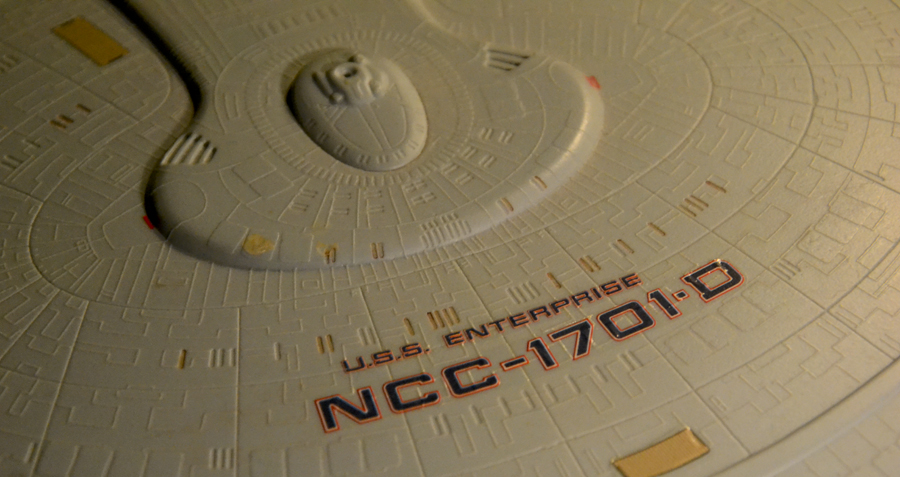U.S.S. Enterprise, NCC-1701-D (1/1400 scale model)