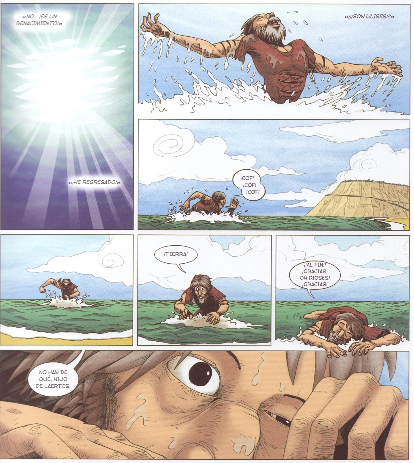 ΔΙΔΑΣΚΑΛΟΣ: "Ulises" de Sébastien Ferran, otra versión en cómic de la Odisea de Homero.