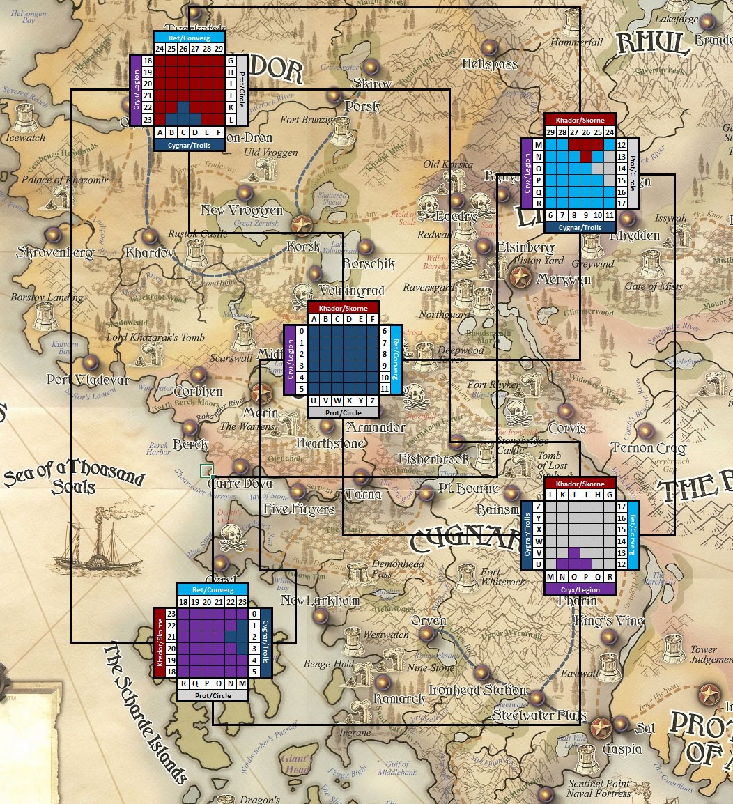 COGS: Warmachine Map Campaign Example