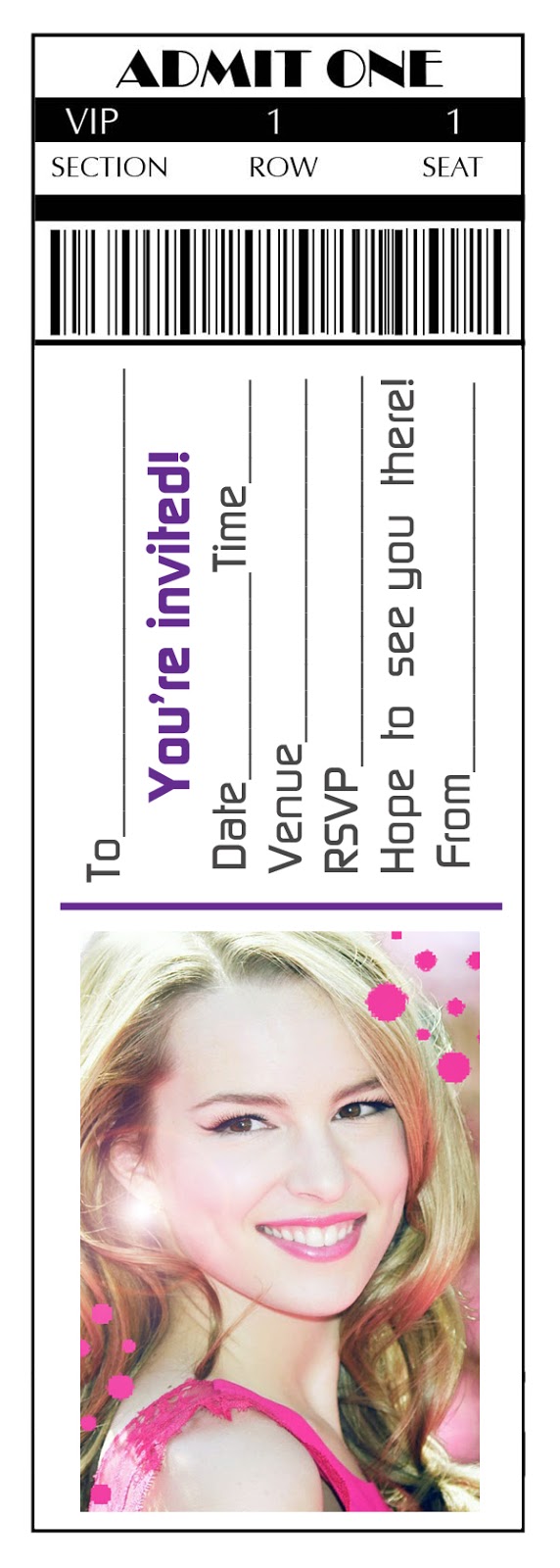 INVITATIONS FOR SLEEPOVER PARTY