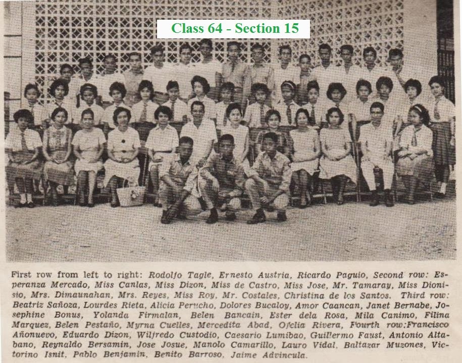 Em Esber Blog 2: Manila High School's Batch 64 Golden Anniversary ...