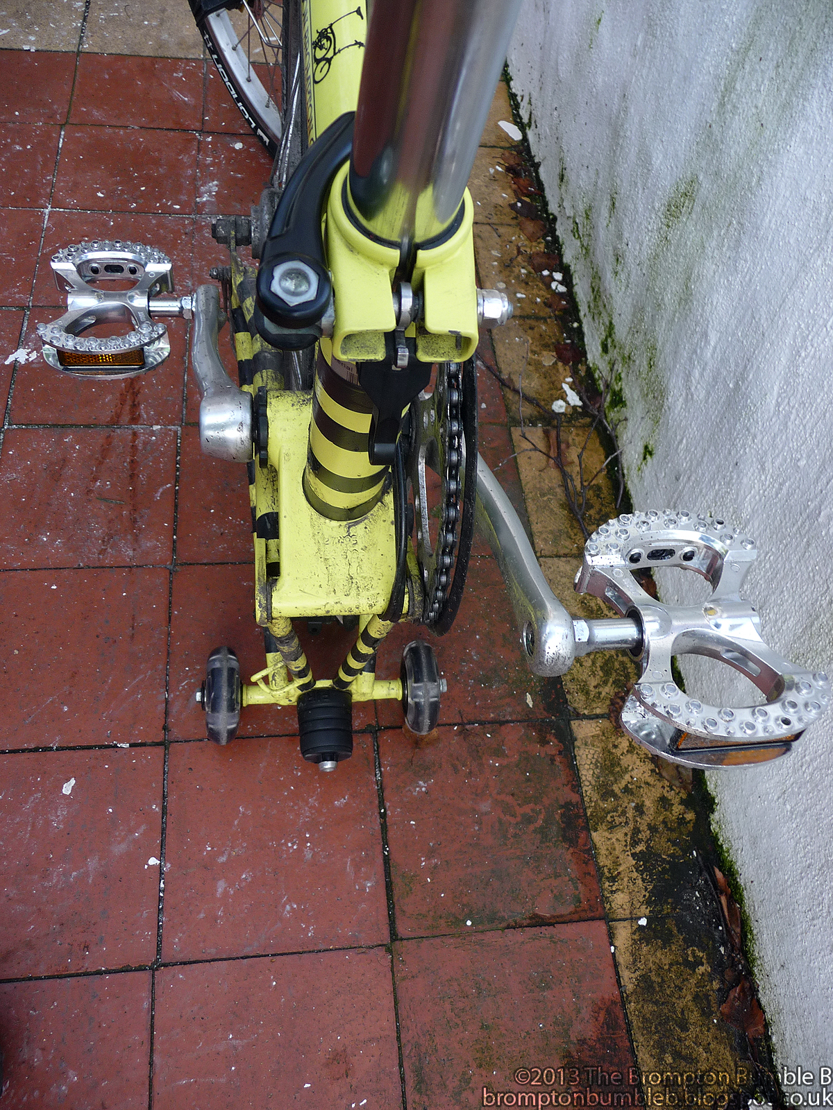 The Legend of the Brompton Bumble B: MKS Wide Platform Pedals