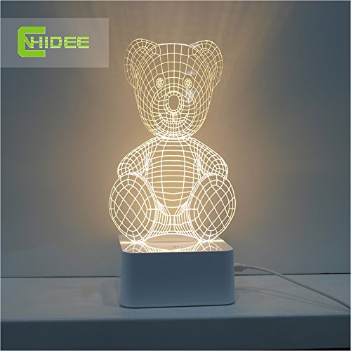 Teddy Bear Style Smart LED 3D TABLE LAMP